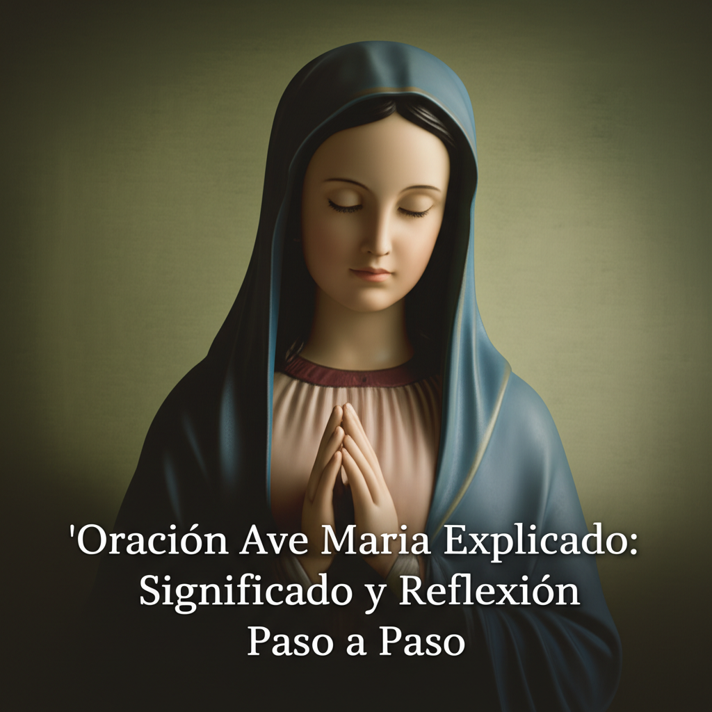 Oración Ave María Explicado: Significado y Reflexión Paso a Paso [2025] | Valdedios.org